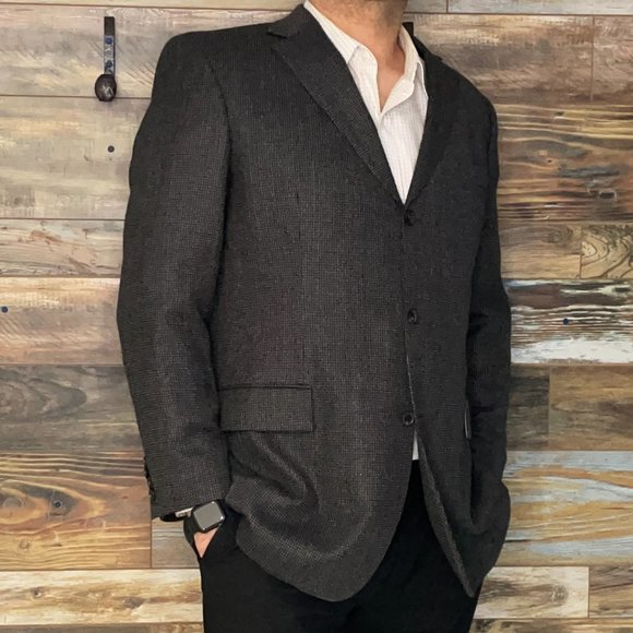 Hugo Boss | Suits & Blazers | Hugo Boss Saks Fifth Ave Wool Charcoal ...